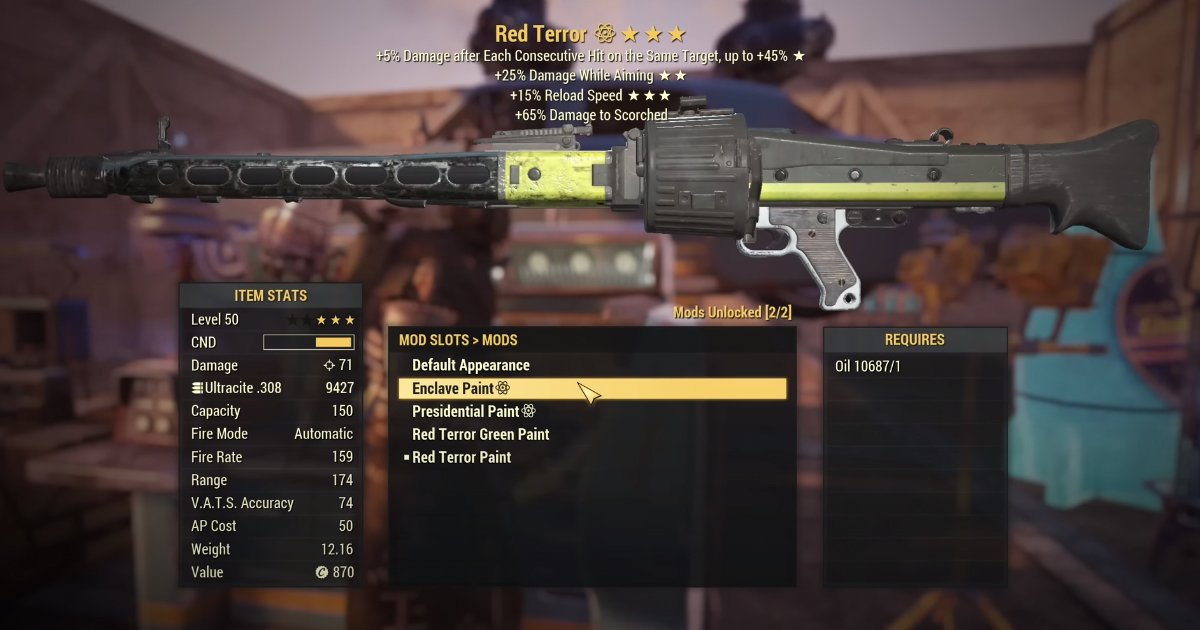 Fallout 76 Red Terror: a Powerful New Weapon – Destiny-Service